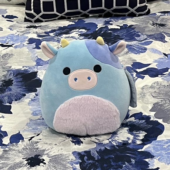 Squishmallows | Toys | Squishmallows Clayton Blue Cow Exclusive 8 ...